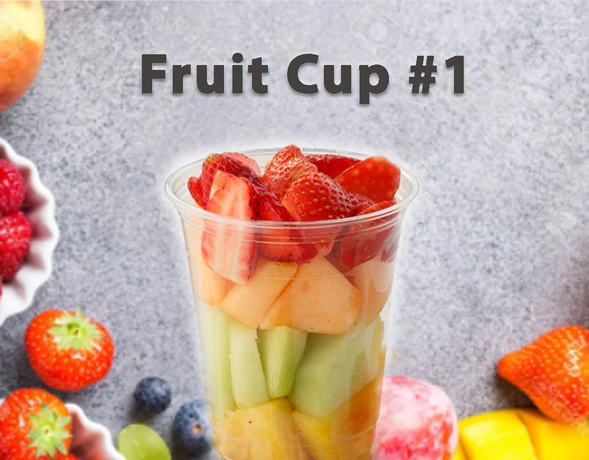 Fruit Cup #1 ~ Honey Pineapple + Honeydew + Rock Melon + Strawberry ...